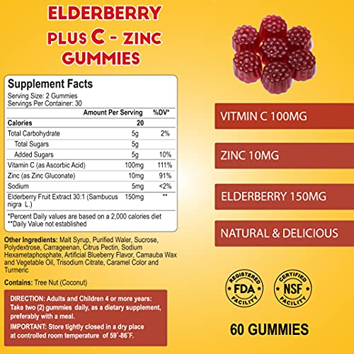 Healthy elderberry gummy snack option