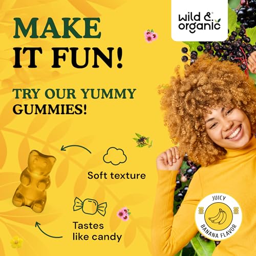 healthy elderberry gummy snack option