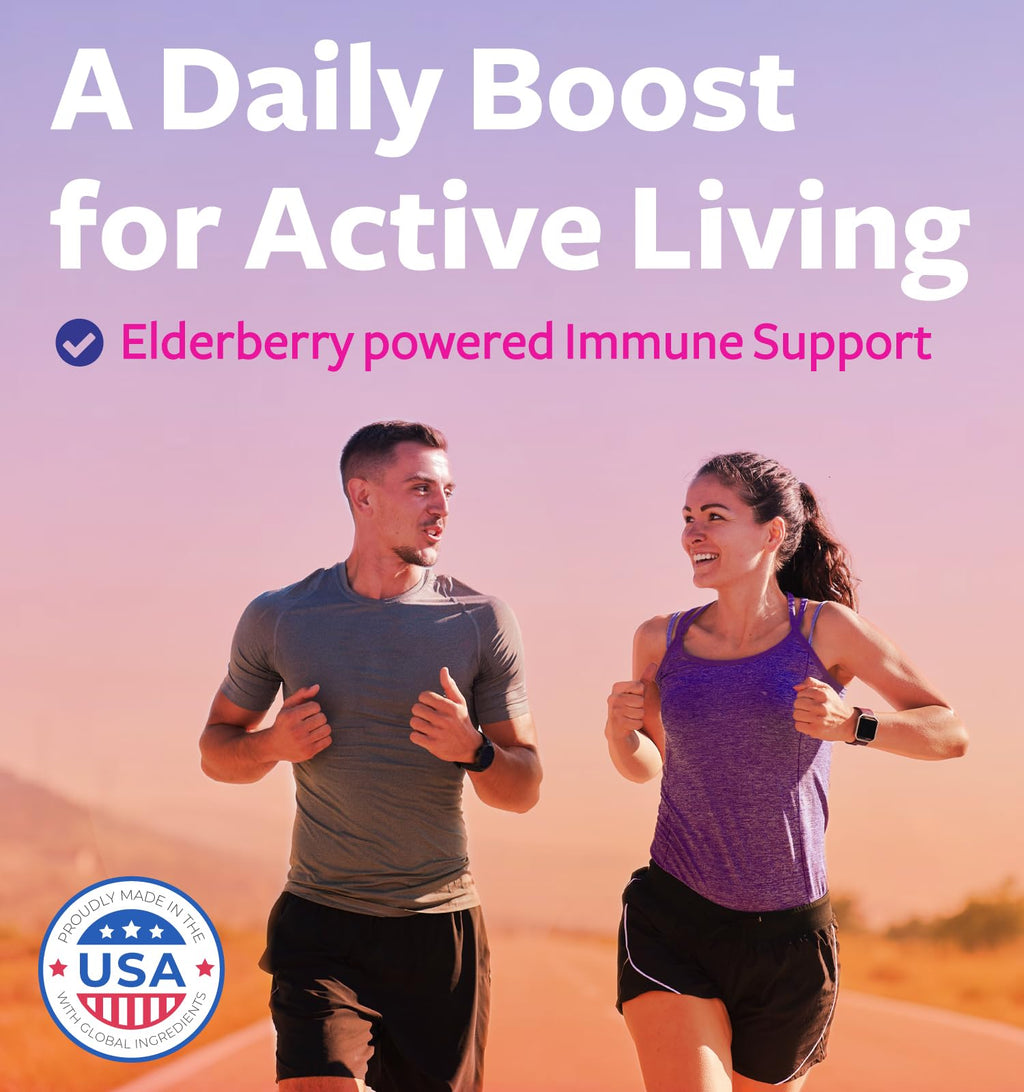 healthy elderberry gummy snacks