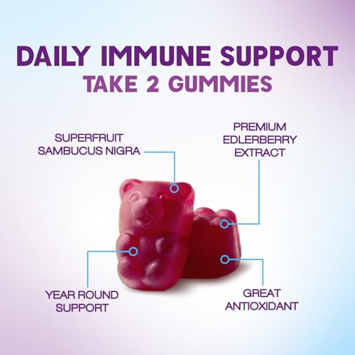 healthy elderberry gummy snacks