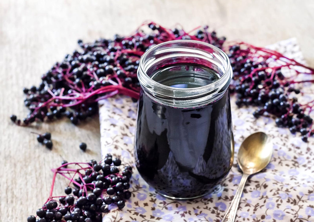 healthy elderberry juice powder for kids