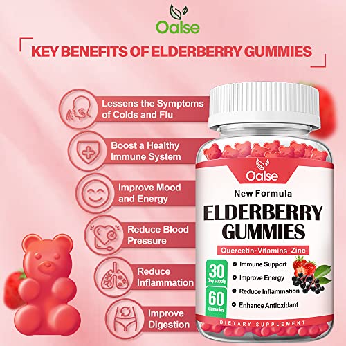 Healthy elderberry supplement for adults