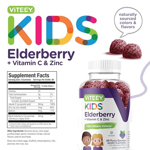 Healthy elderberry supplement for kids