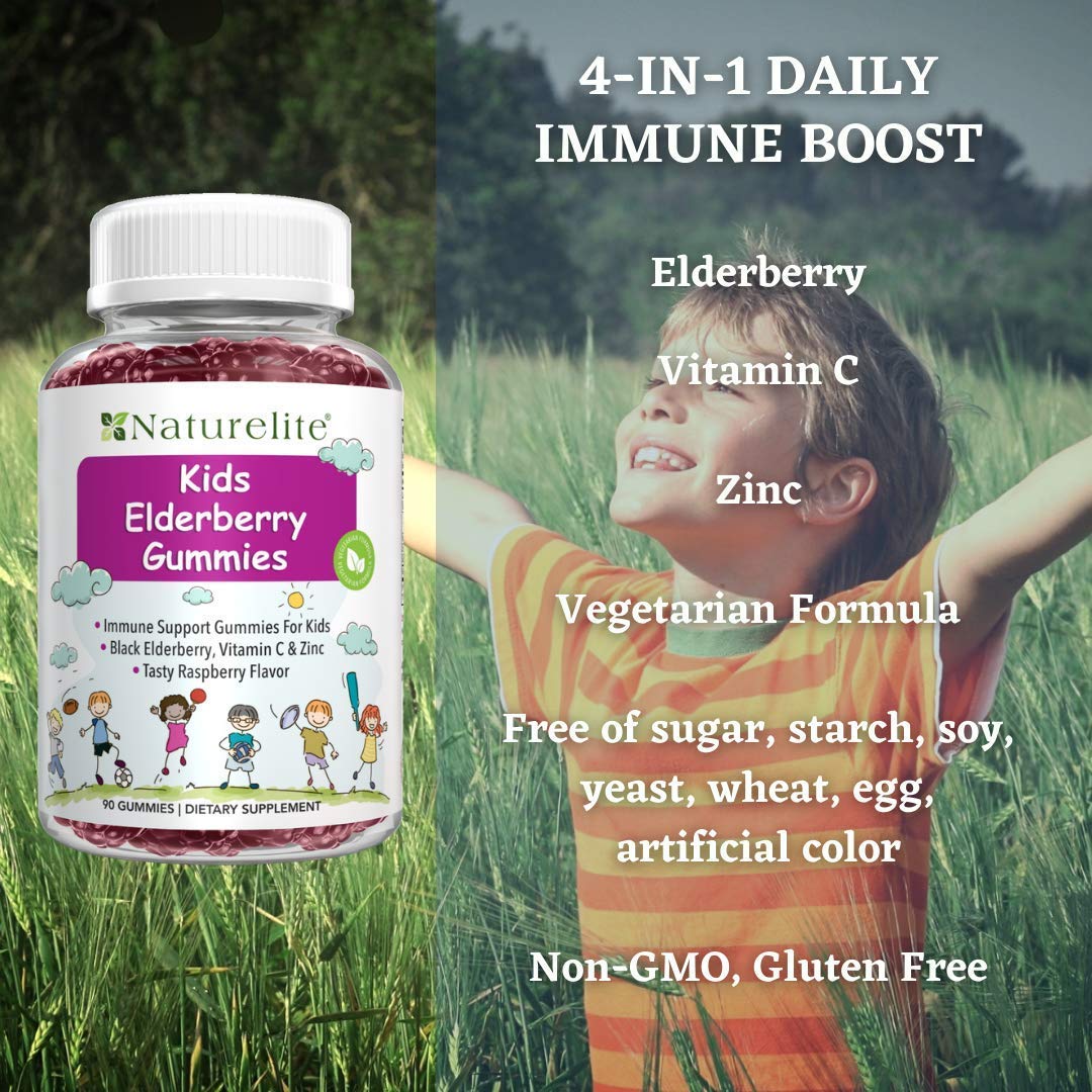 Healthy elderberry treats for children