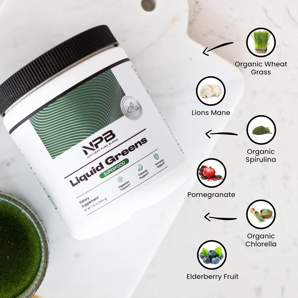 healthy energy boost greens powder