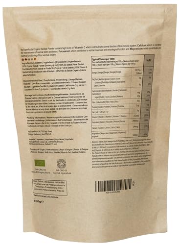 healthy energy boost with baobab powder