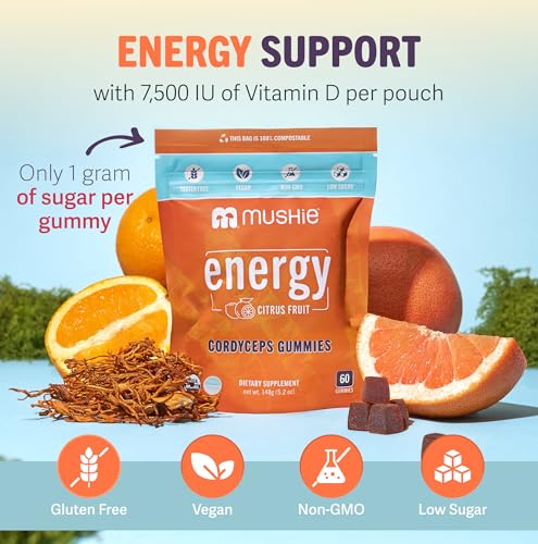 Healthy energy boost with mushrooms