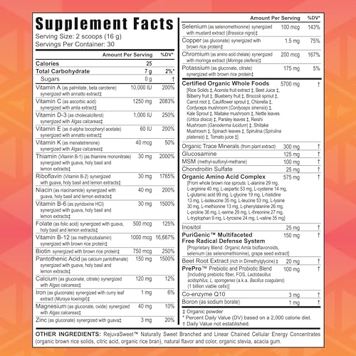 Healthy energy boost with vitamins