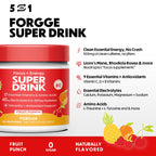 Healthy energy drink with clean caffeine