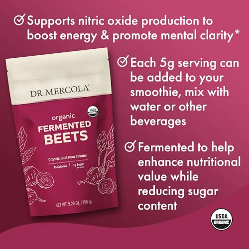 healthy energy from fermented beet powder