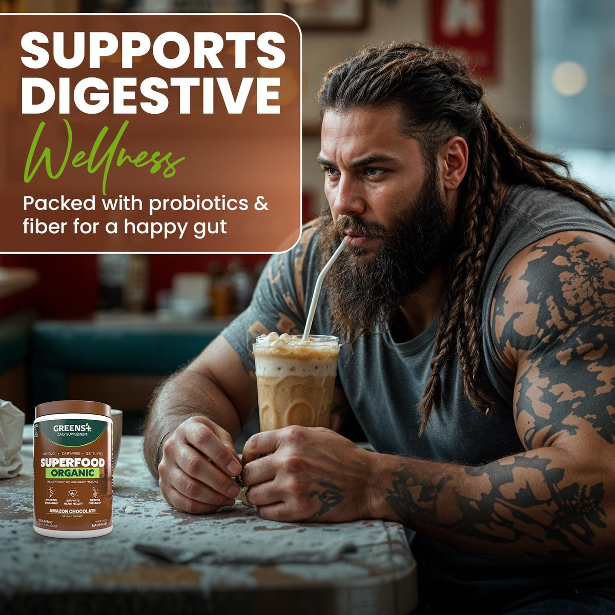 healthy energy supplement powder