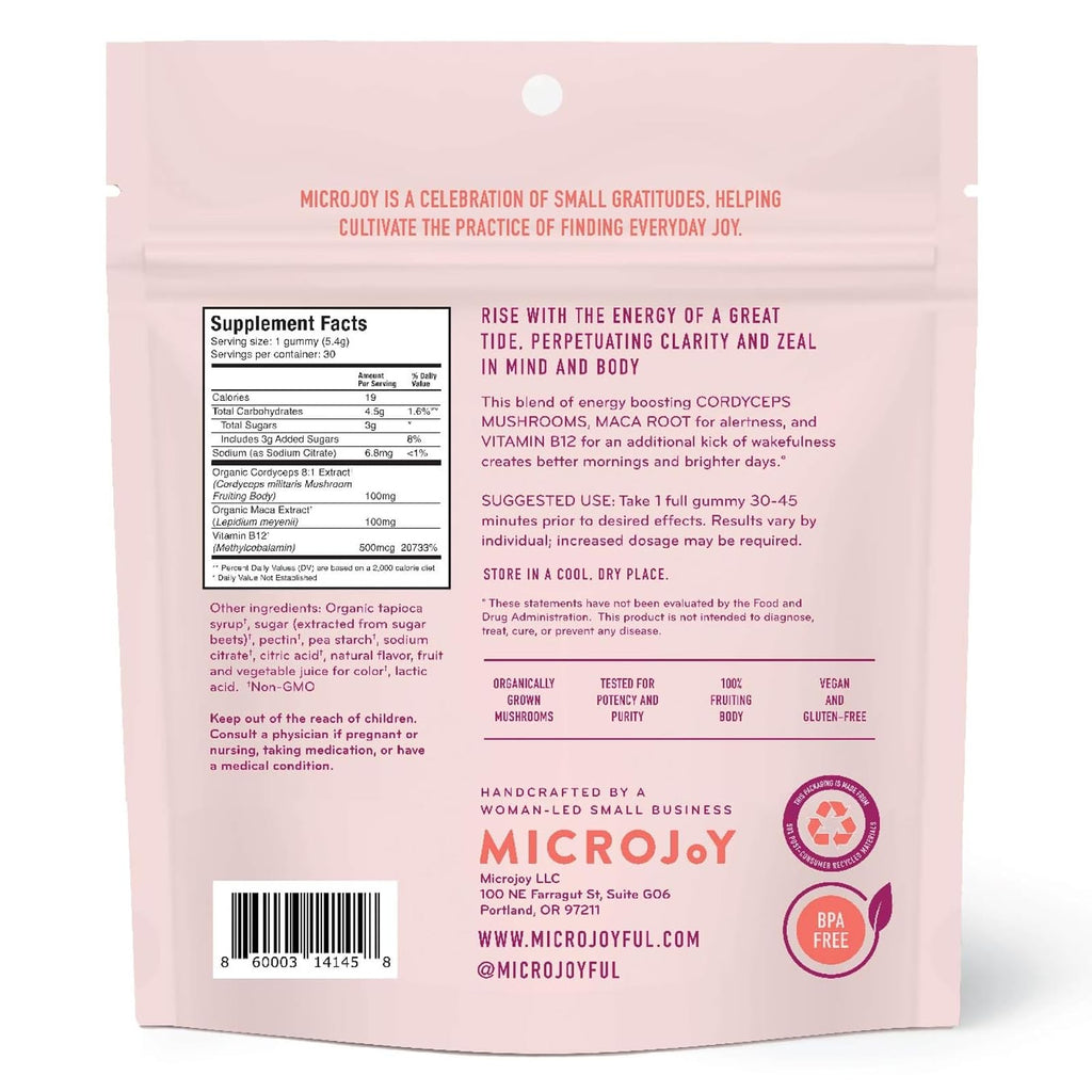 Healthy energy support from mushrooms