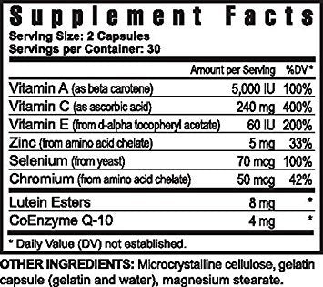 healthy eye function mineral capsules