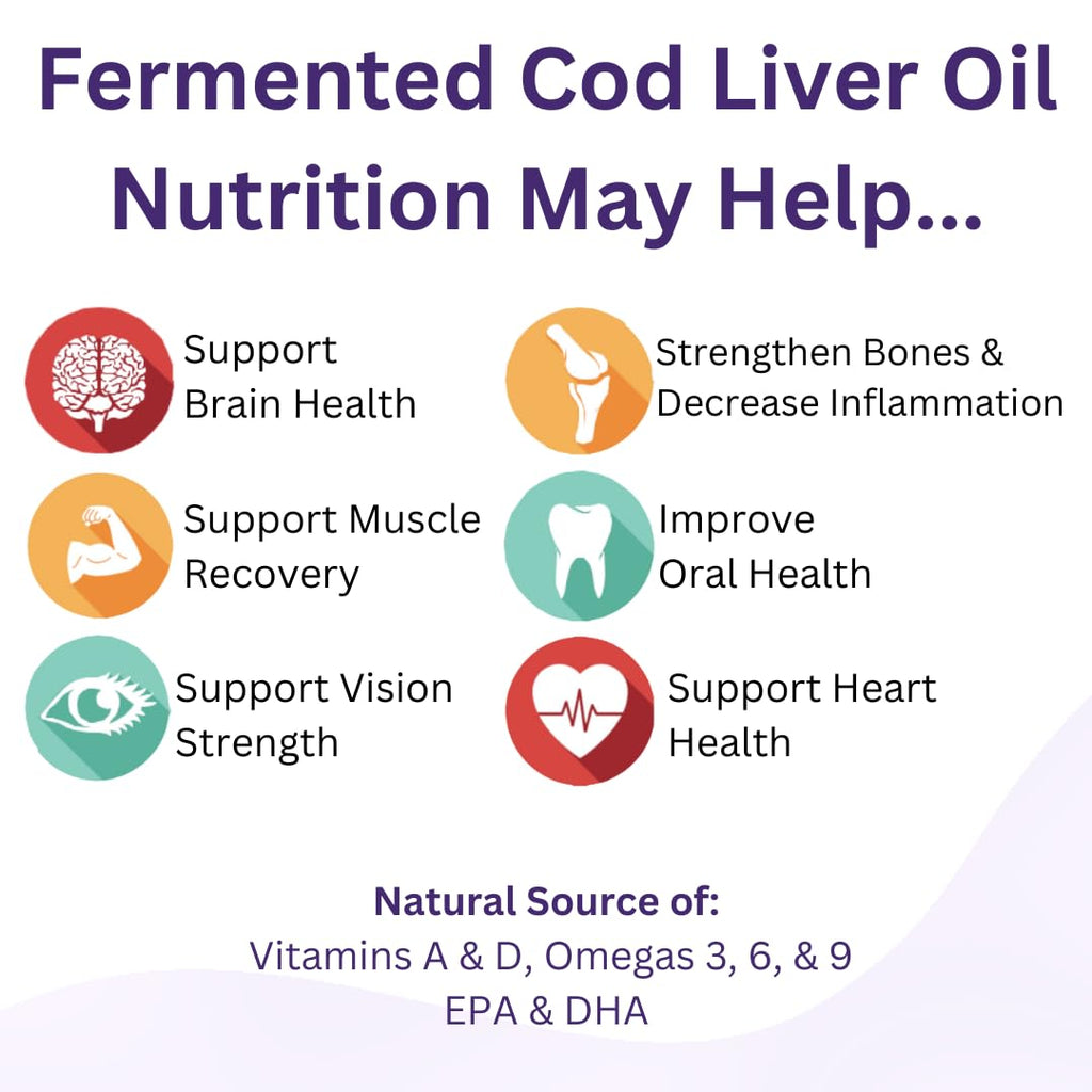 Healthy fats from cod liver oil
