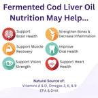 Healthy fats from cod liver oil