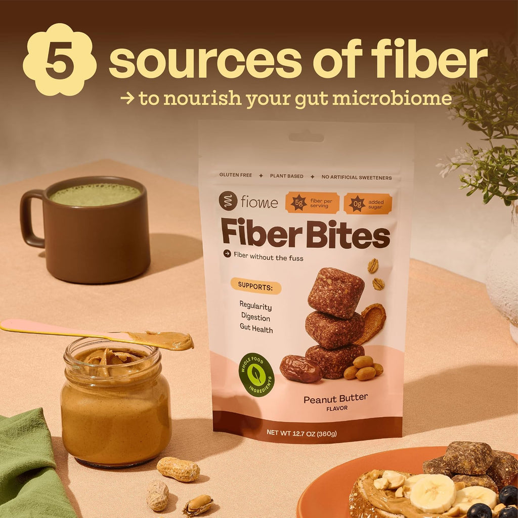 healthy fiber bites for gut health