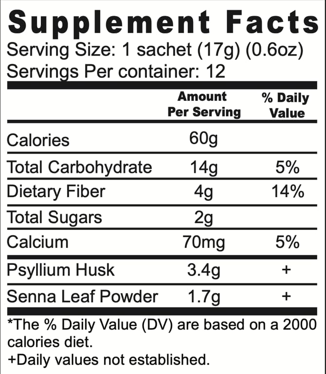 Healthy fiber drink for weight loss