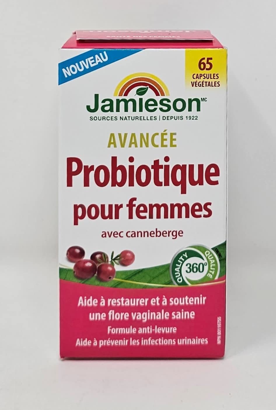 Healthy flora support with cranberry