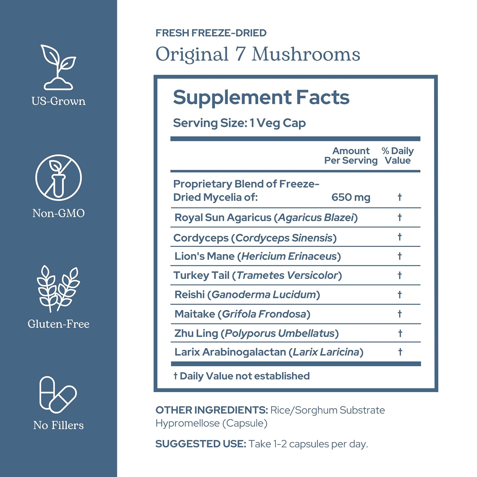 Healthy freeze dried vegetable snacks