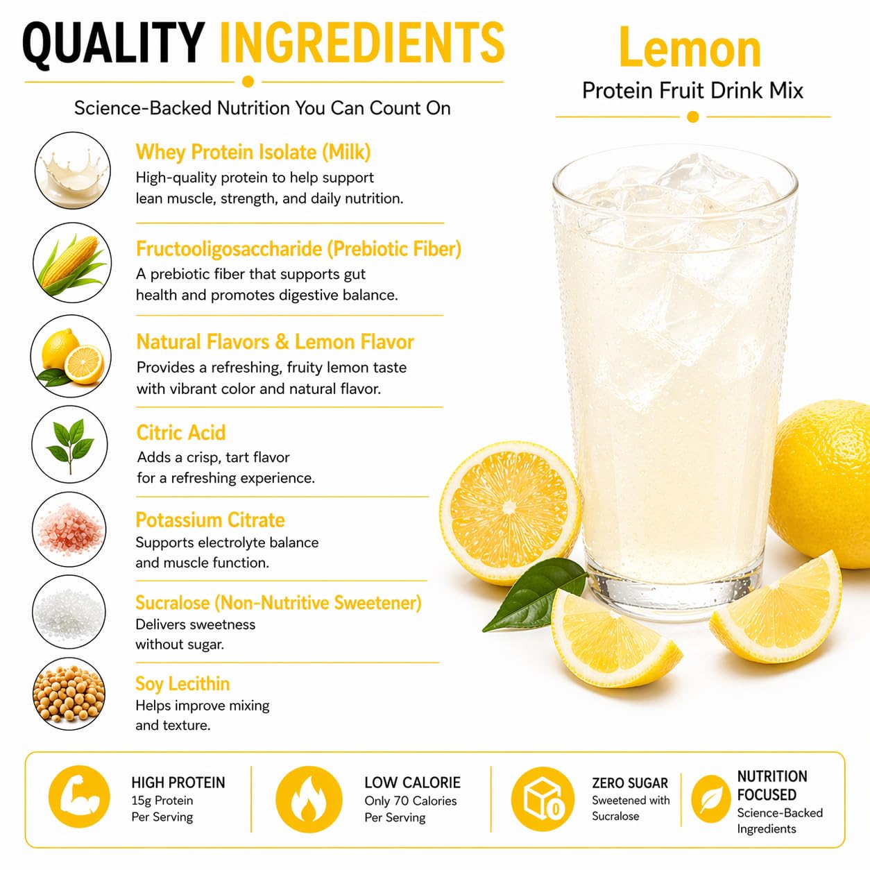 healthy fruit drink with protein
