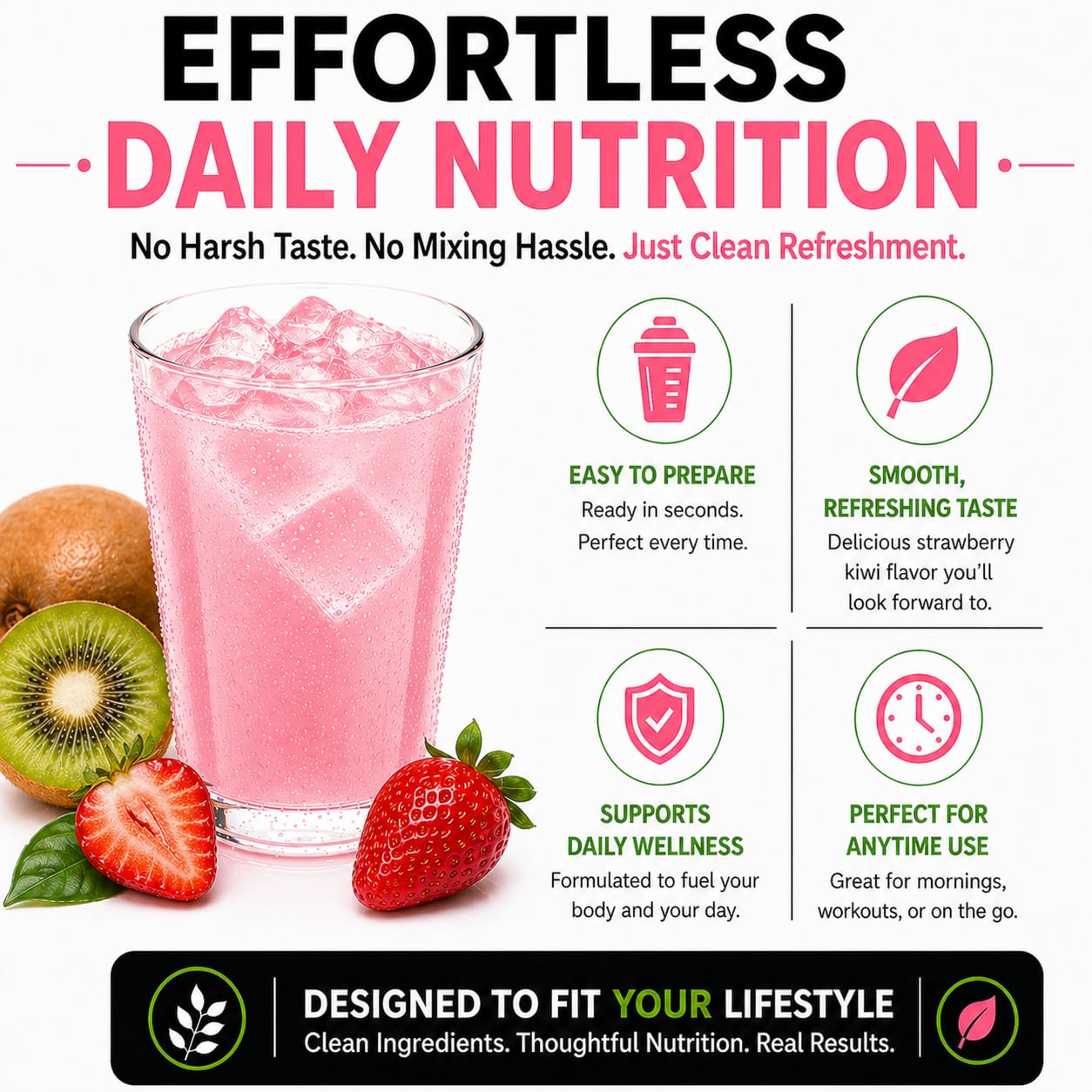 healthy fruit protein beverage option