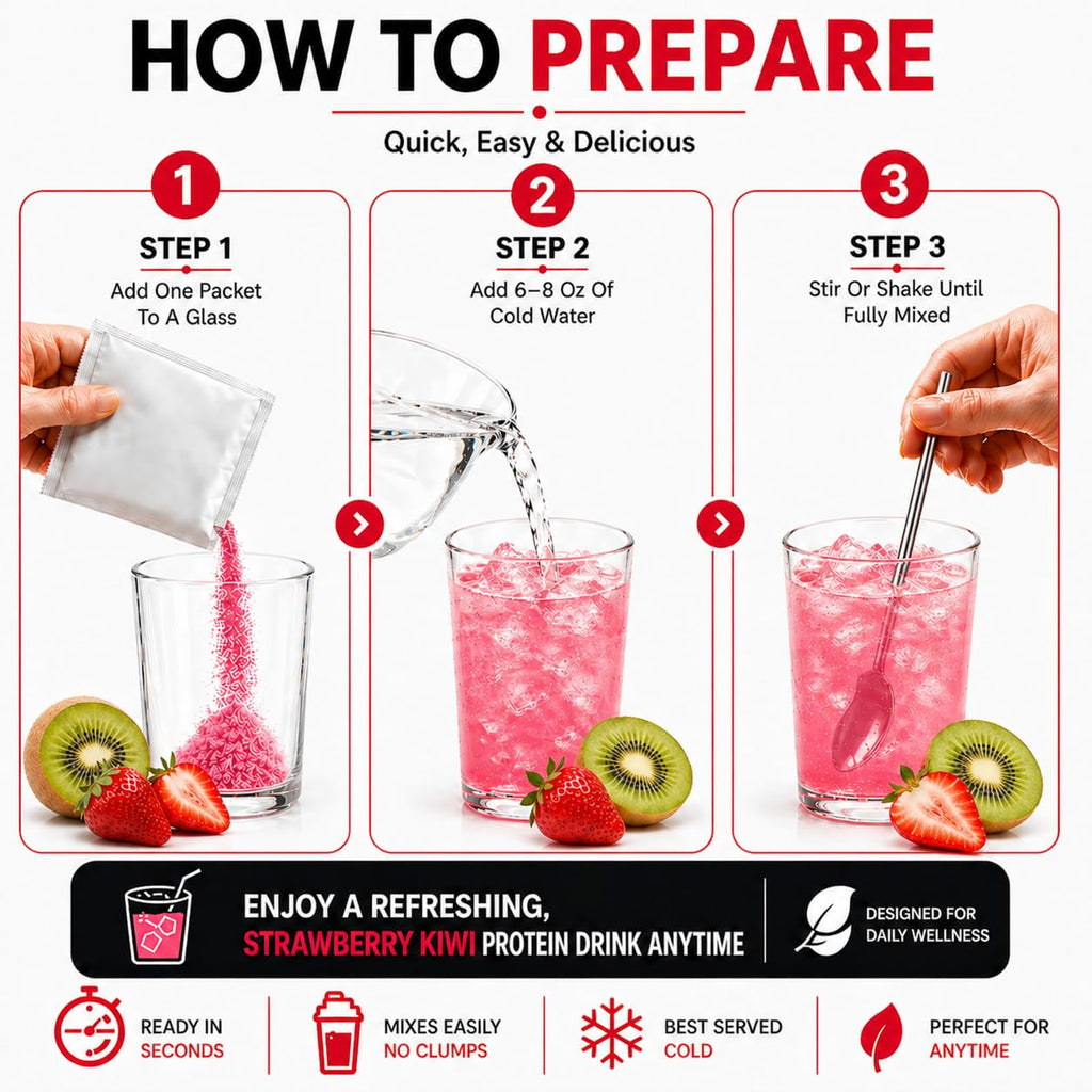 healthy fruit protein drink option