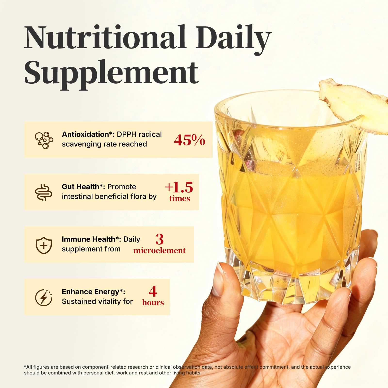 Healthy ginger tea alternative