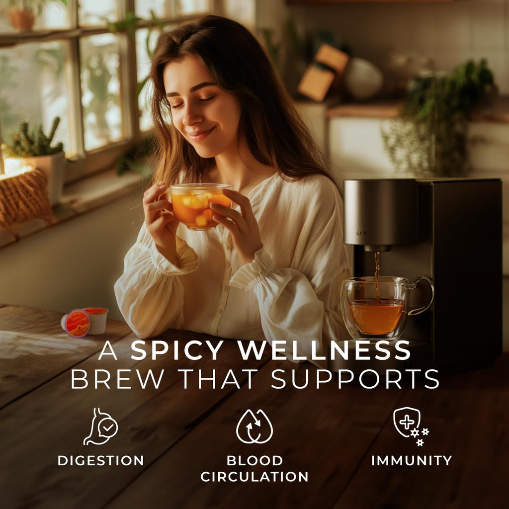 Healthy ginger tea for wellness