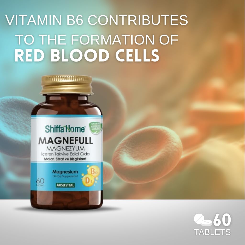 Healthy glass bottle magnesium tablets