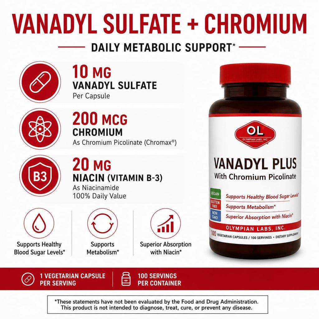 Healthy glucose levels with chromium