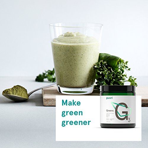 healthy green powder for energy