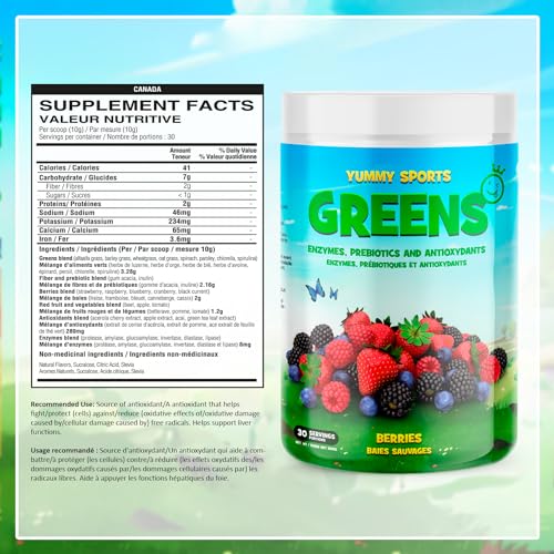 Healthy green powder for smoothies