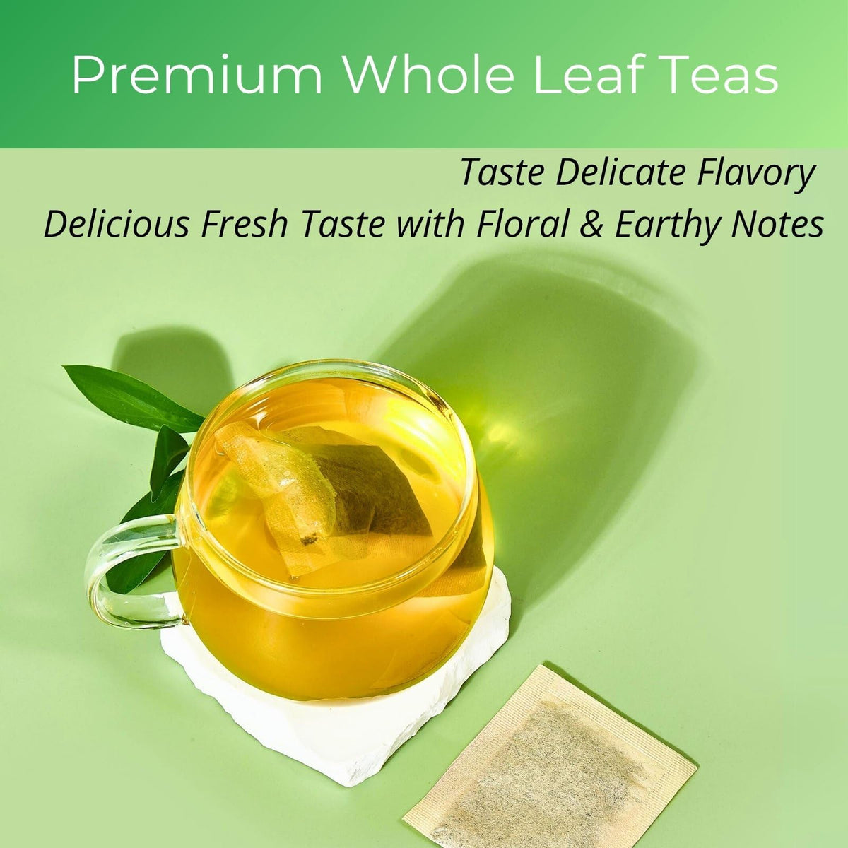healthy green tea beverage