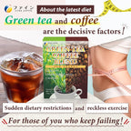 healthy green tea coffee mix
