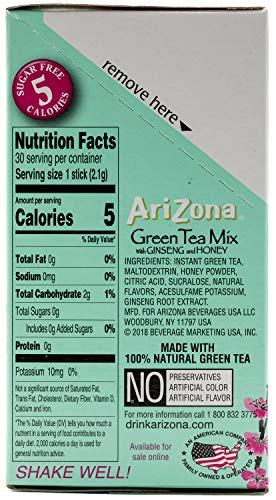 healthy green tea drink option
