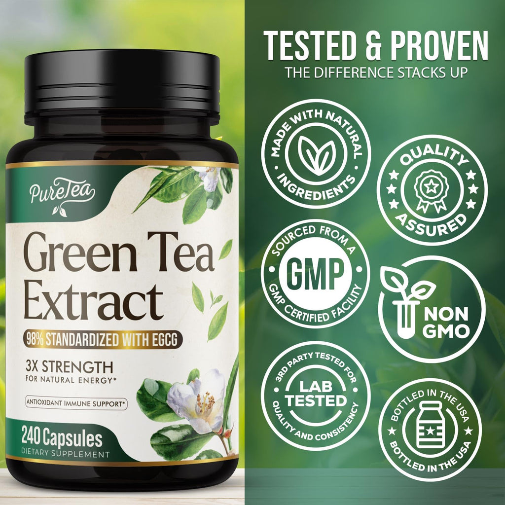healthy green tea energy boost