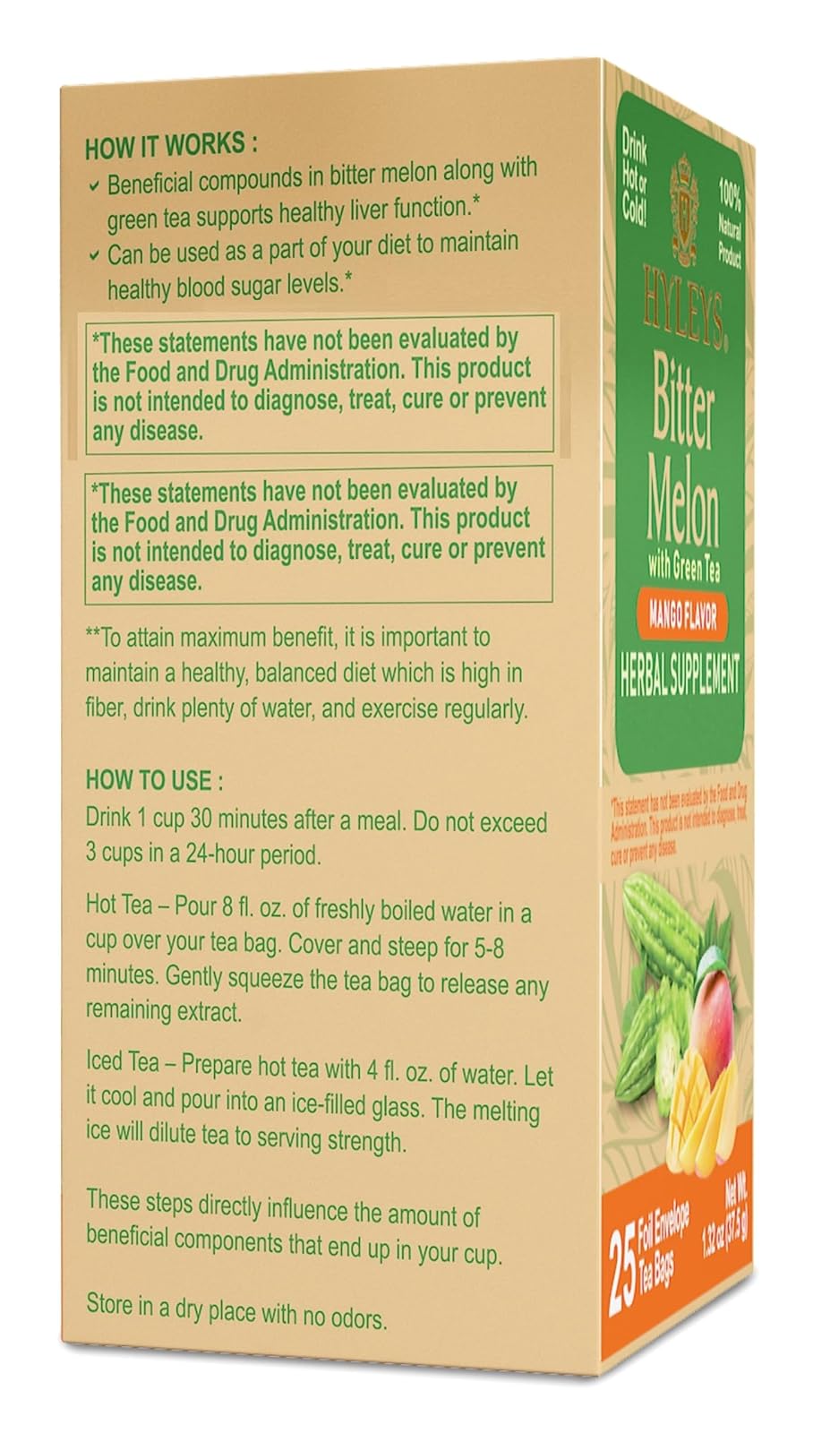 Healthy green tea extract blend