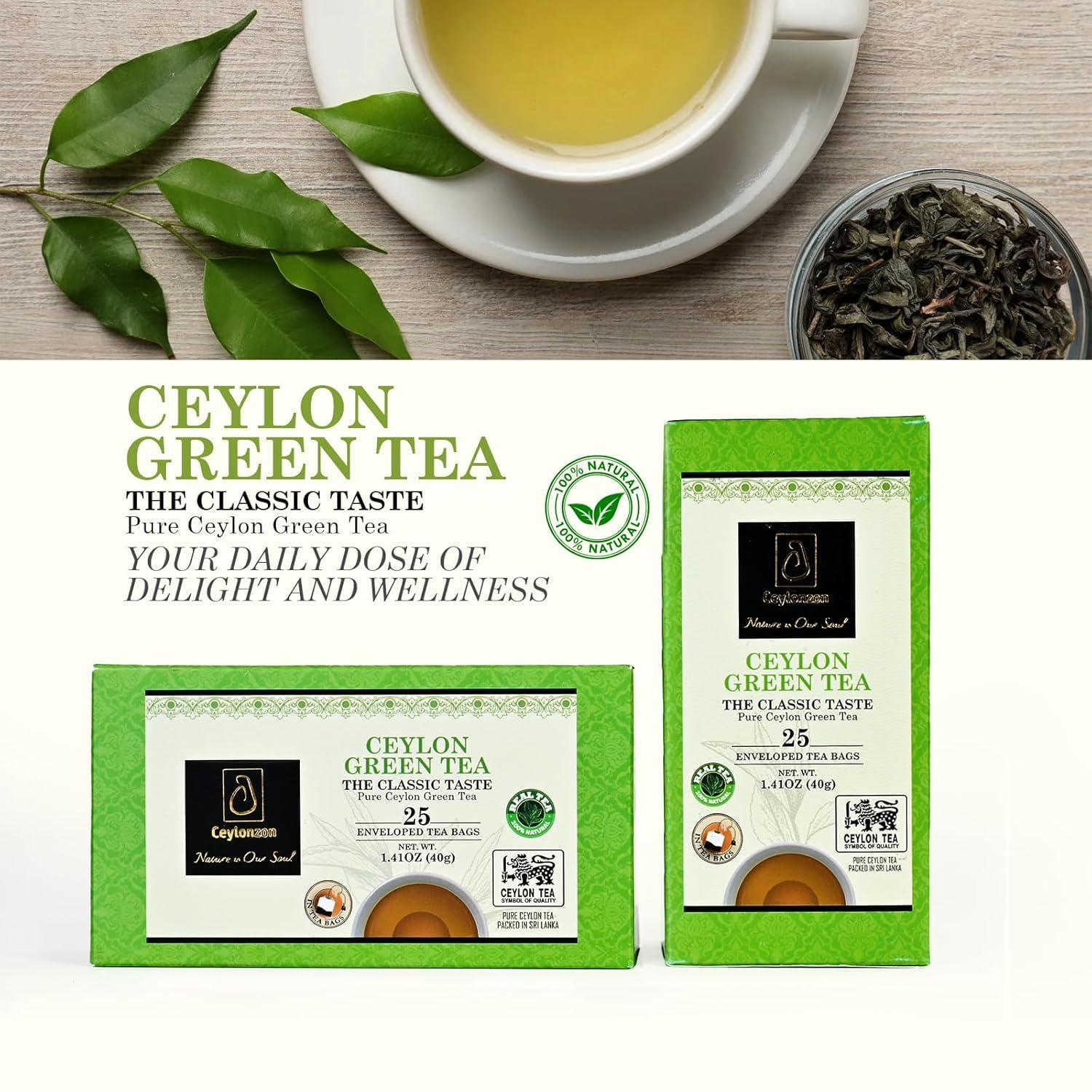 healthy green tea for wellness