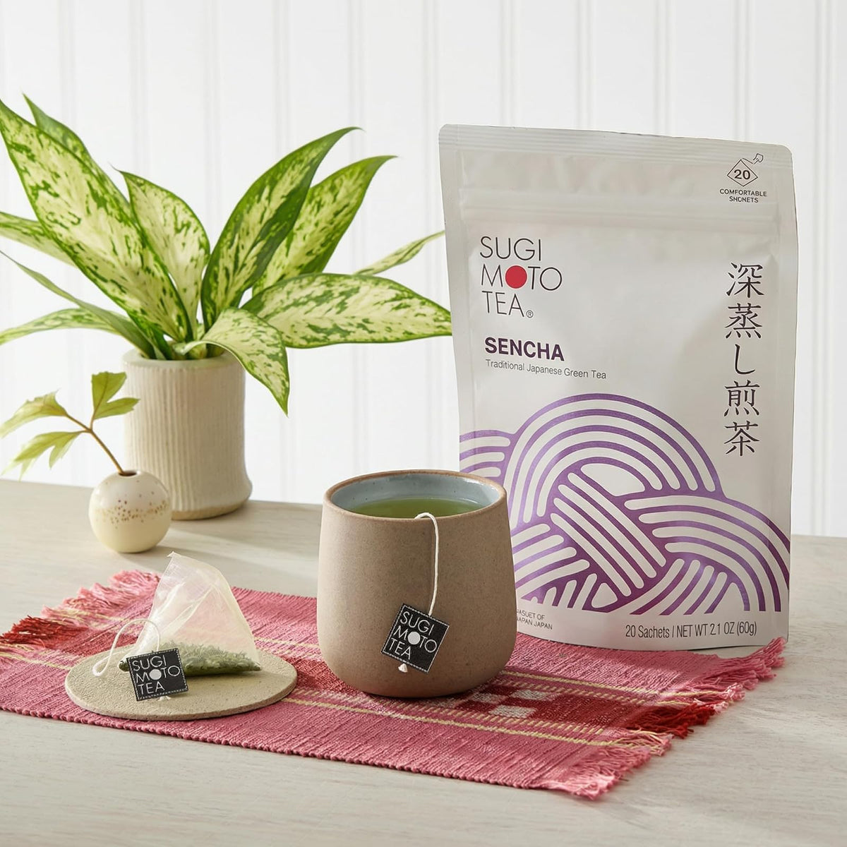 healthy green tea infusion