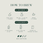healthy green tea with citrus notes