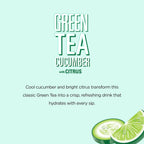 healthy green tea with cucumber benefits