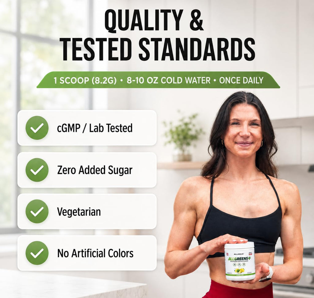 Healthy greens powder for digestion