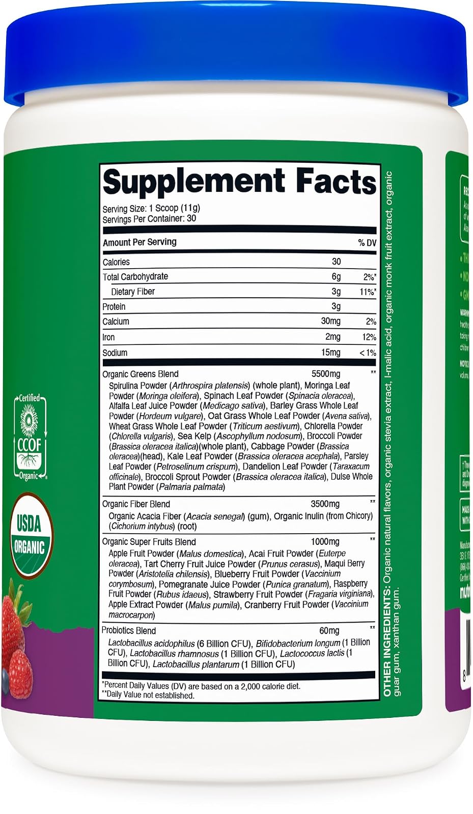 healthy greens powder for energy