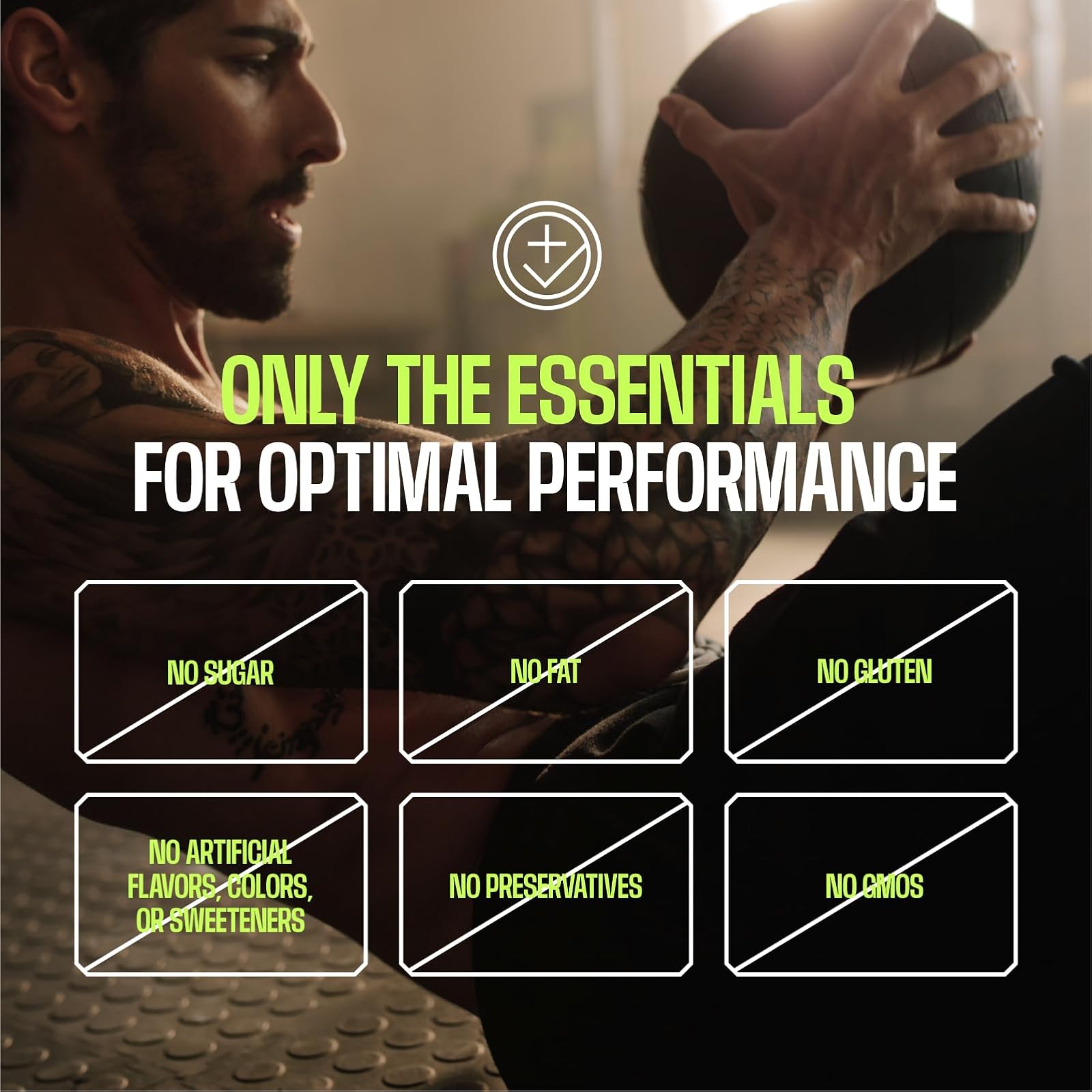 Healthy greens powder for recovery