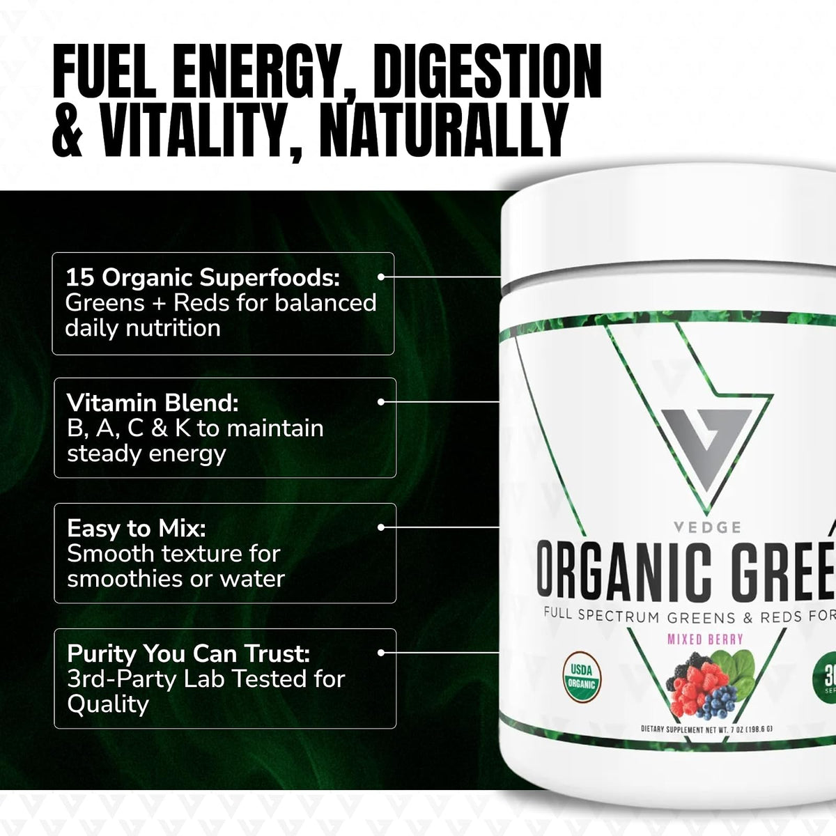 healthy greens powders for daily energy