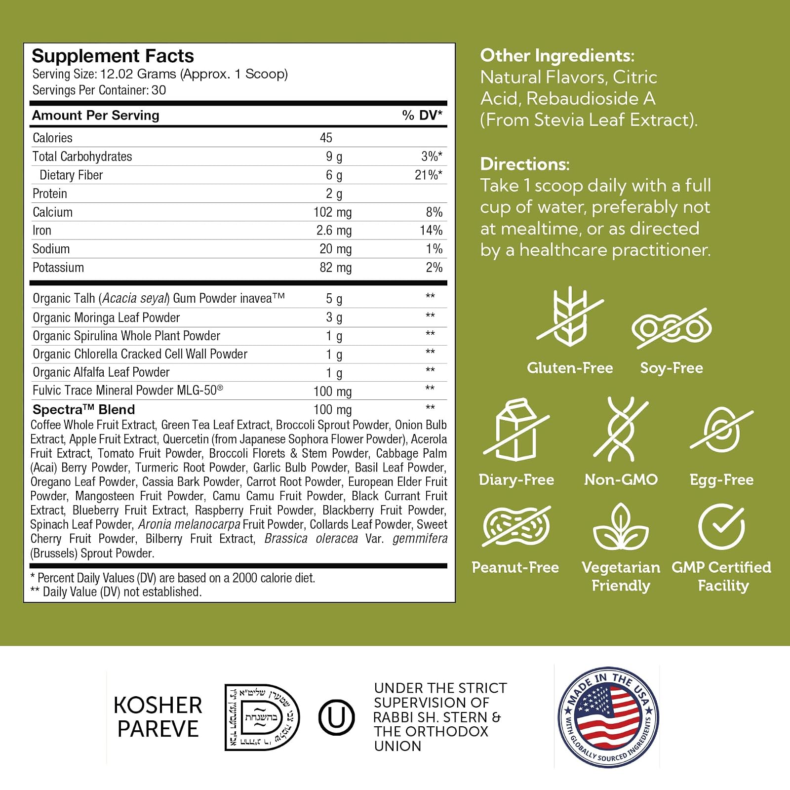 healthy greens powders for smoothies