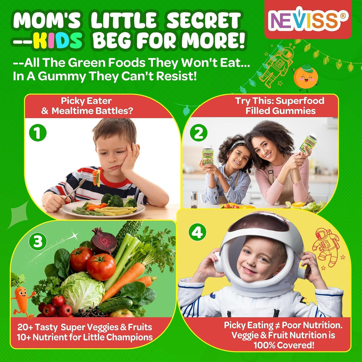 Healthy growth multivitamins for children