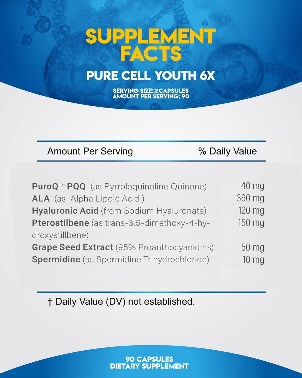 Healthy growth with Pure Cell Youth