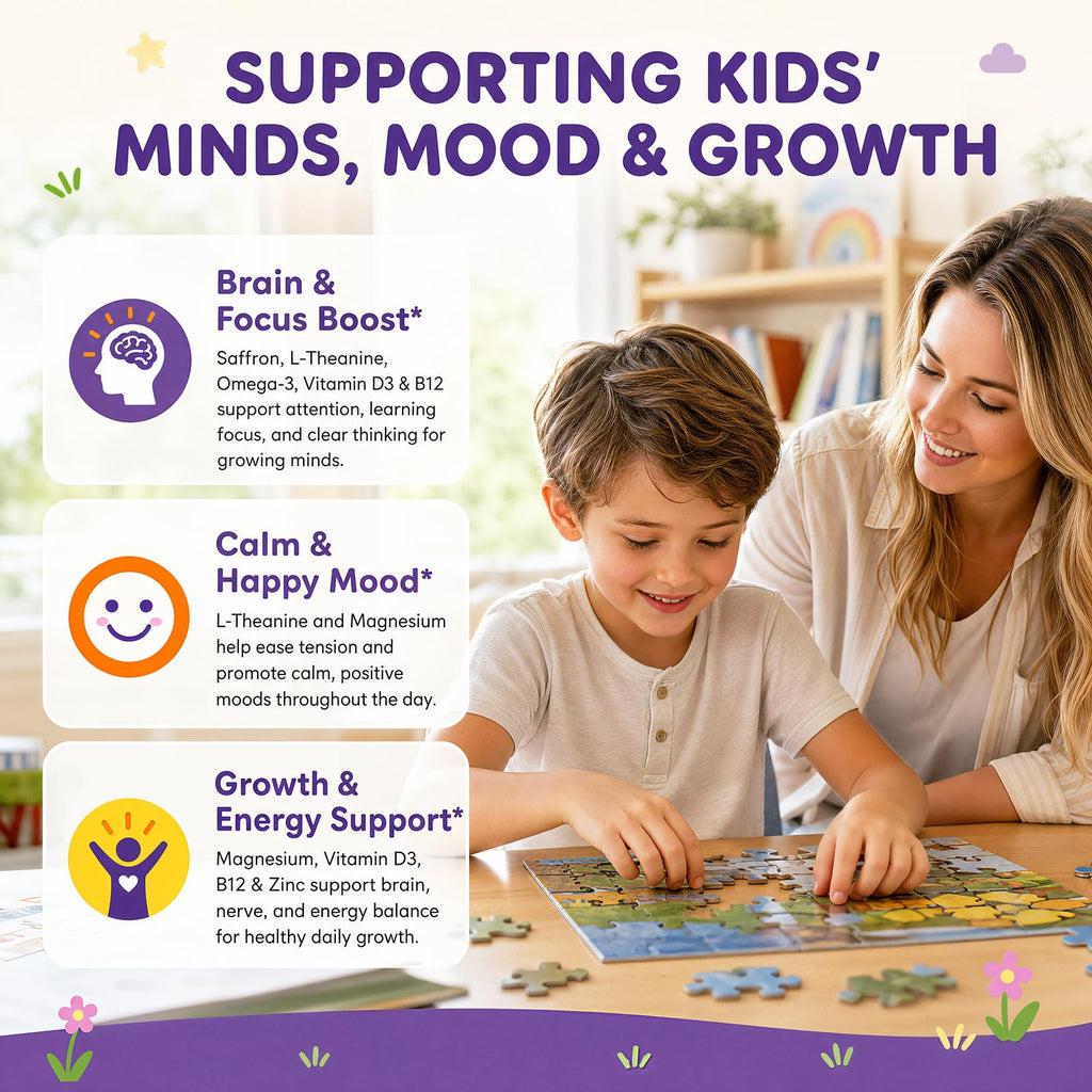 Healthy growth with saffron drops