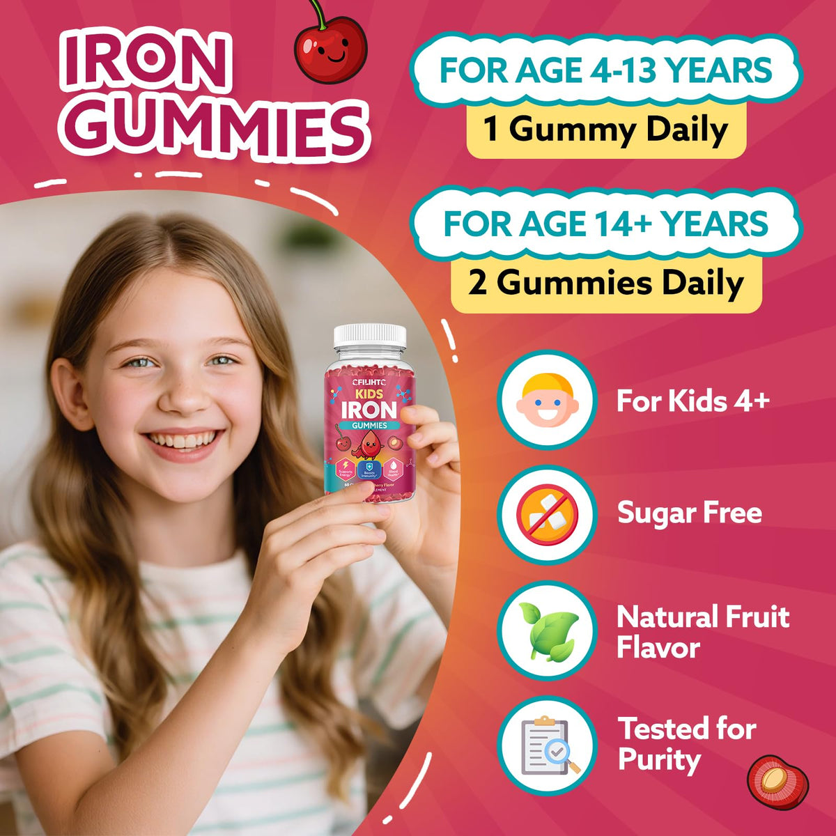Healthy gummies for children's health